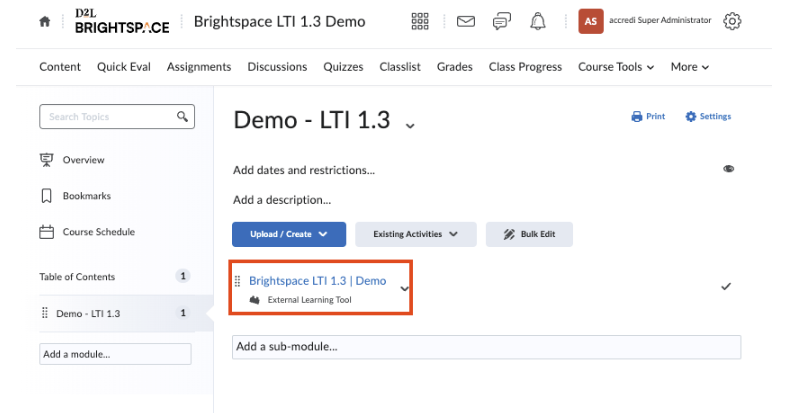 How Do I Set Up an Integration with Brightspace?