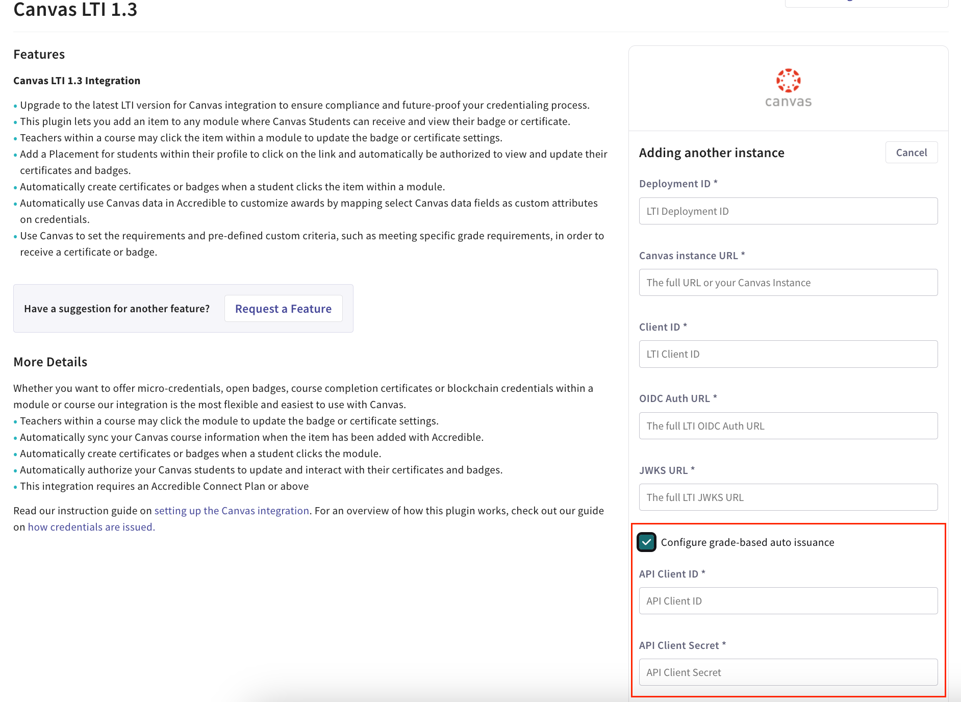 Setting Up Canvas LTI 1.3 Integration with Accredible